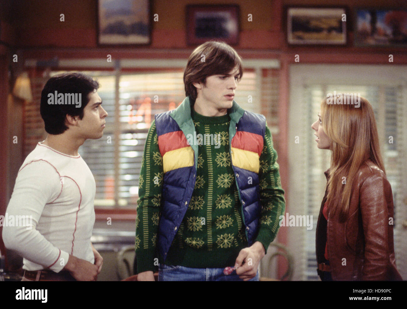THAT '70s SHOW, (Sally Simpson), Wilmer Valderrama, Ashton Kutcher and ...