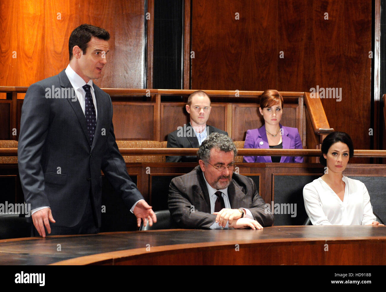 WAREHOUSE 13, l-r: Eddie McClintock, Aaron Ashmore, Saul Rubinek ...
