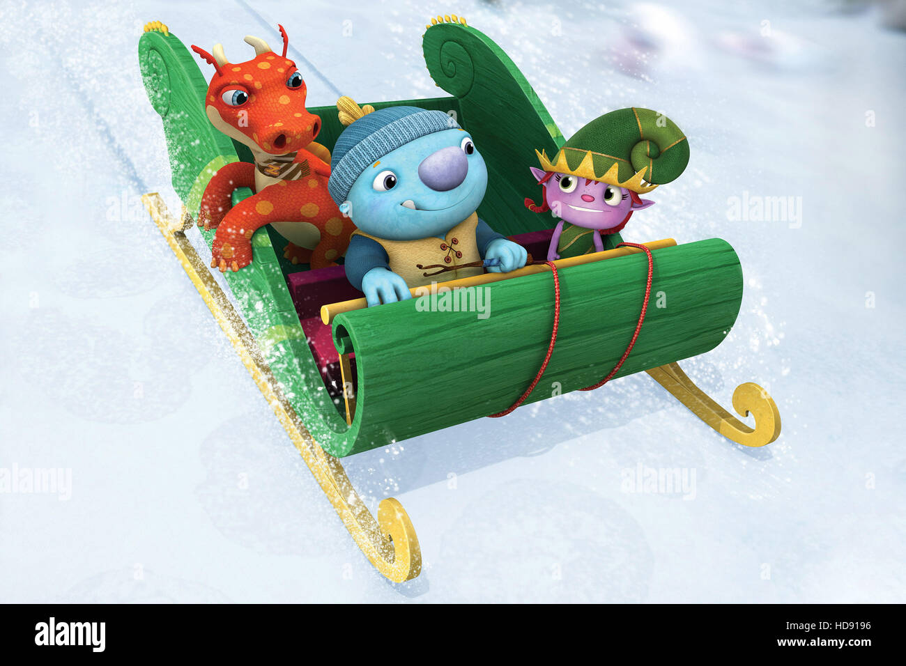 WALLYKAZAM! WALLY SAVES THE TROLLIDAYS, (from left): Norville, Wally ...