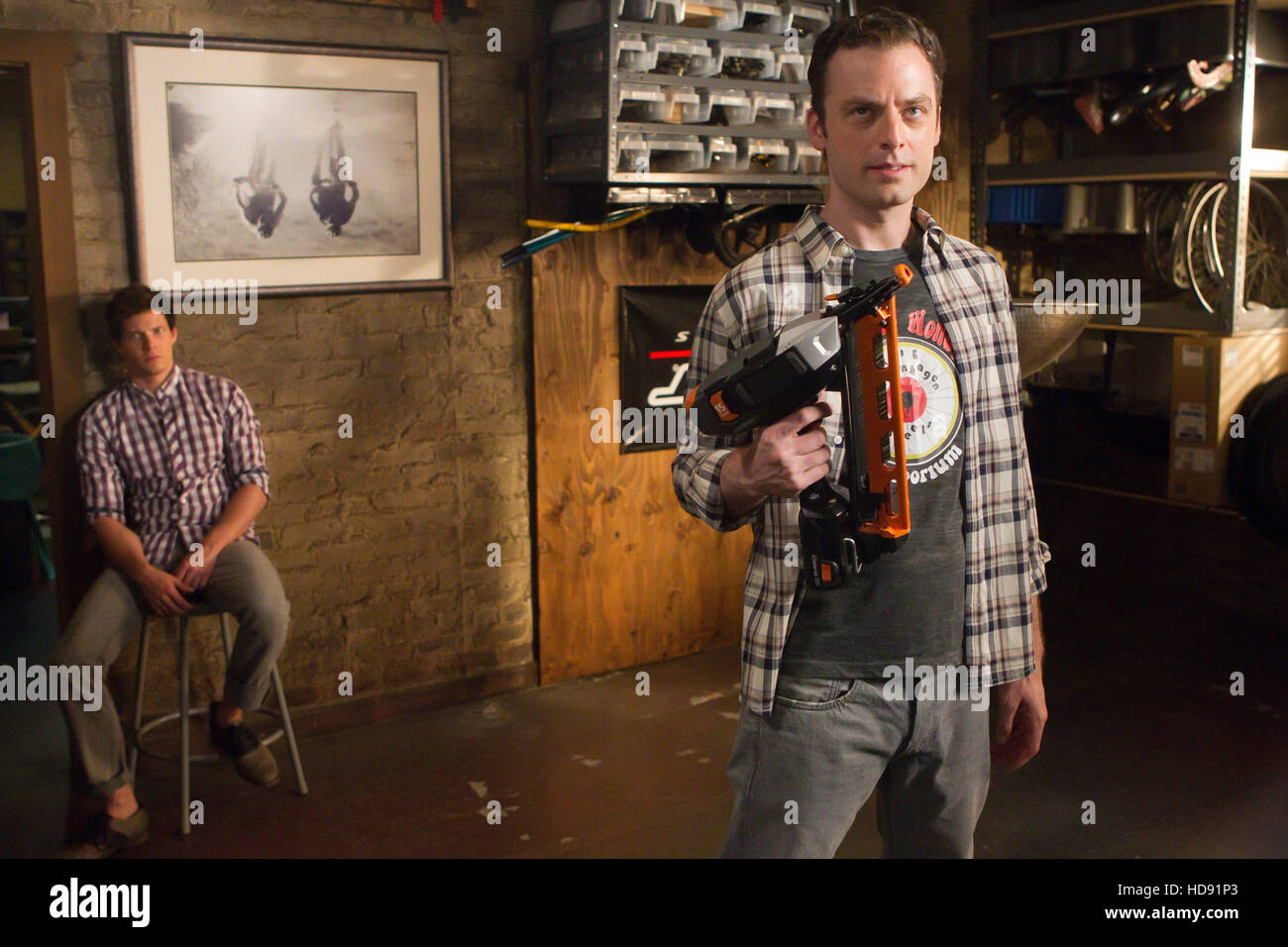 WEEDS, (from left): Hunter Parrish, Justin Kirk, 'System Overload ...