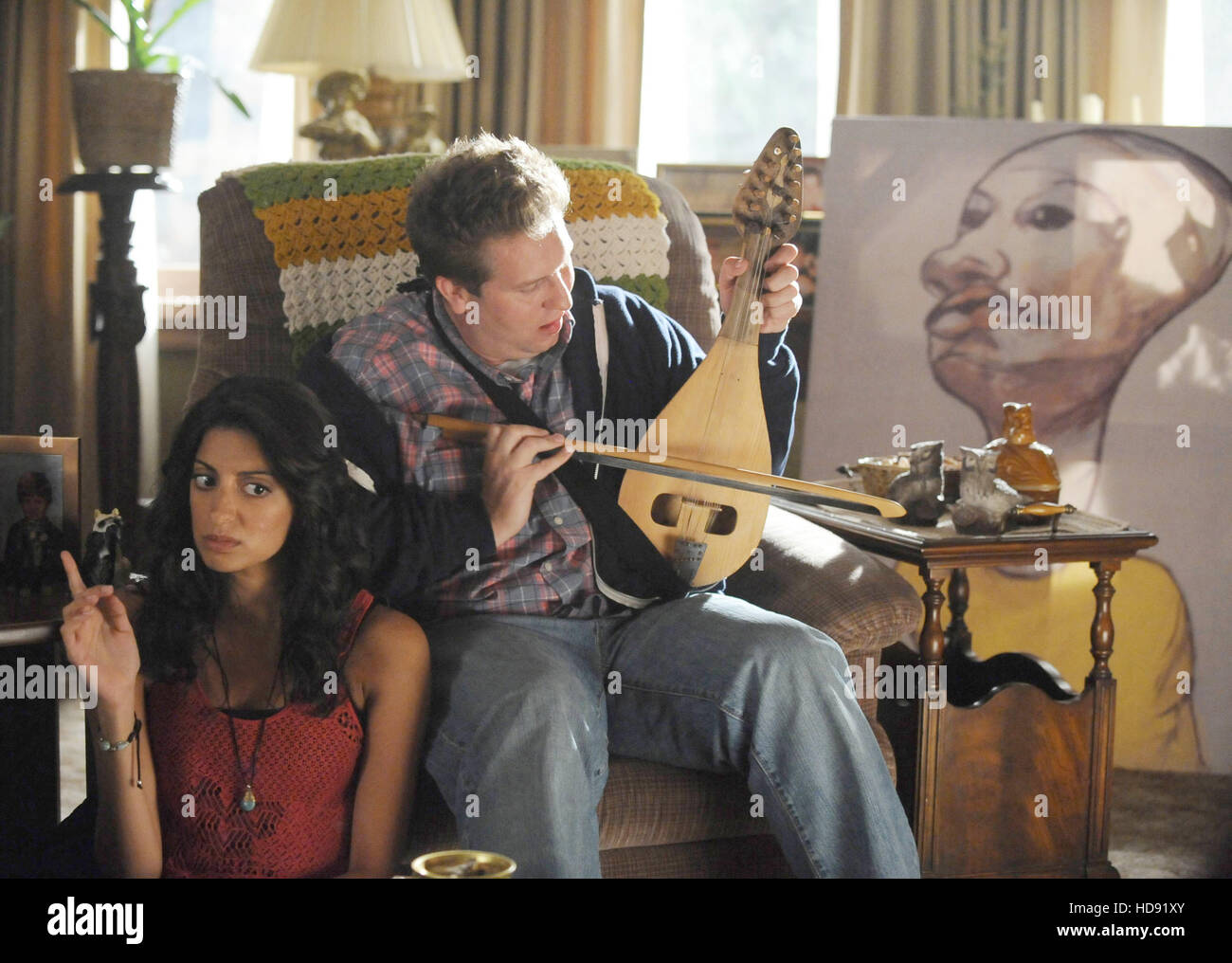 WEIRD LONERS, (from left): Meera Khumbhani, Nate Torrence, 'Weird Pilot ...