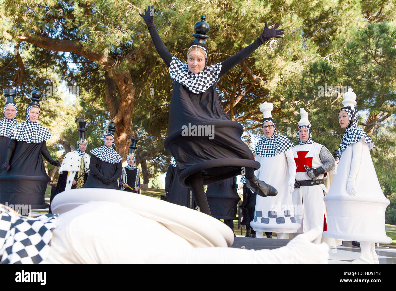 WEIRD LONERS, center: Becki Newton in 'Weird Knight' (Season 1, Episode ...