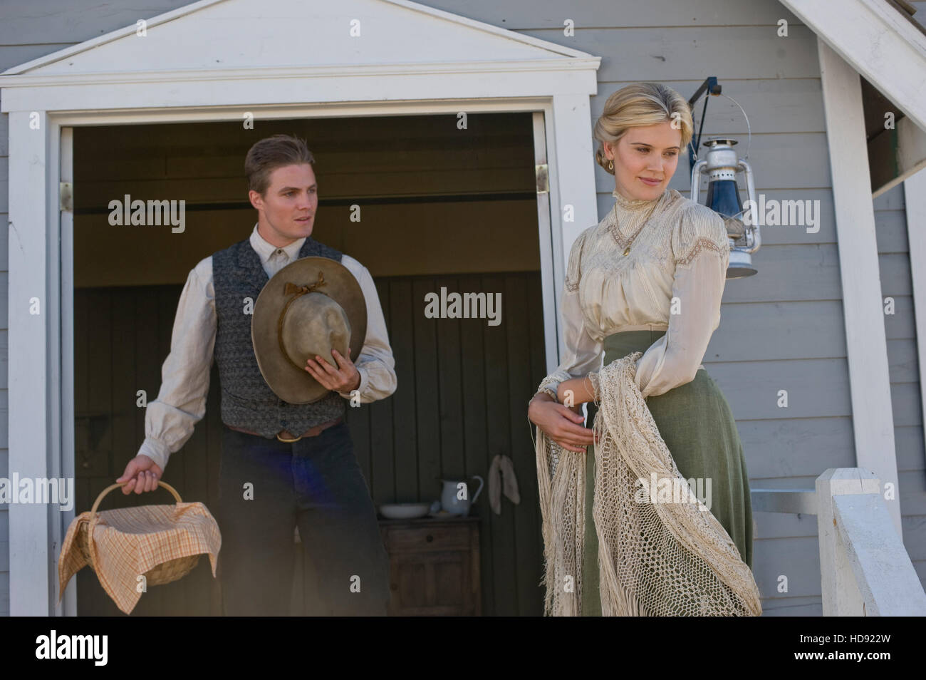 WHEN CALLS THE HEART, l-r: Stephen Amell, Maggie Grace, 2013, ©Hallmark ...