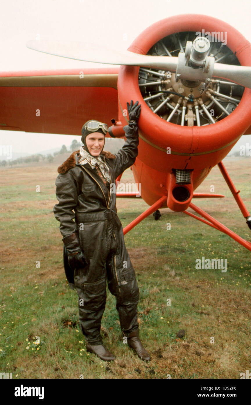 AMELIA EARHART, Susan Clark, 1976 Stock Photo - Alamy