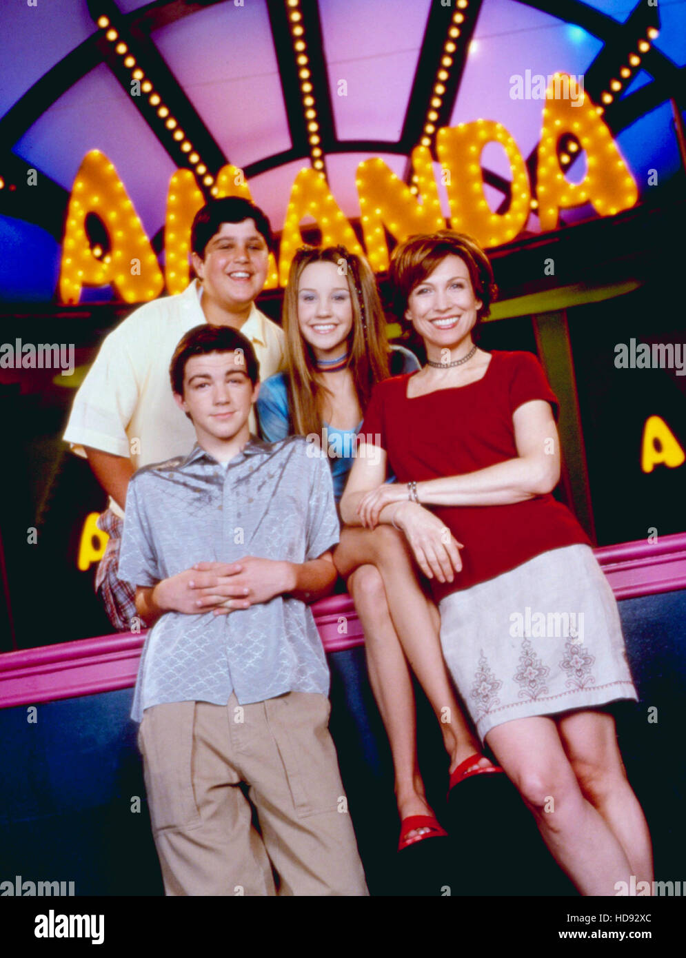THE AMANDA SHOW, Drake Bell, Josh Peck, Amanda Bynes, Nancy Sullivan ...
