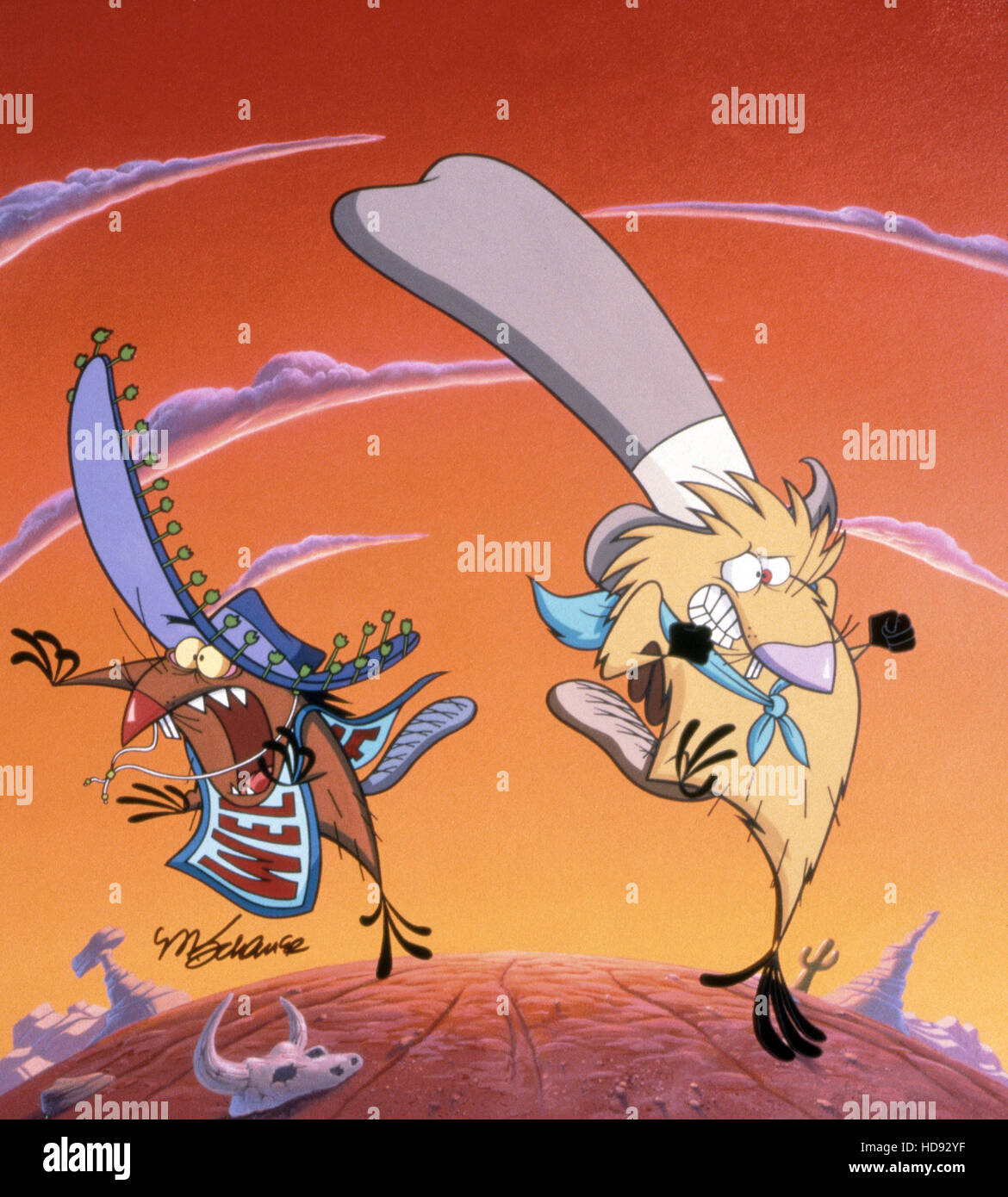 THE ANGRY BEAVERS, (from left): Daggett Doofus Beaver, Norbert Foster ...