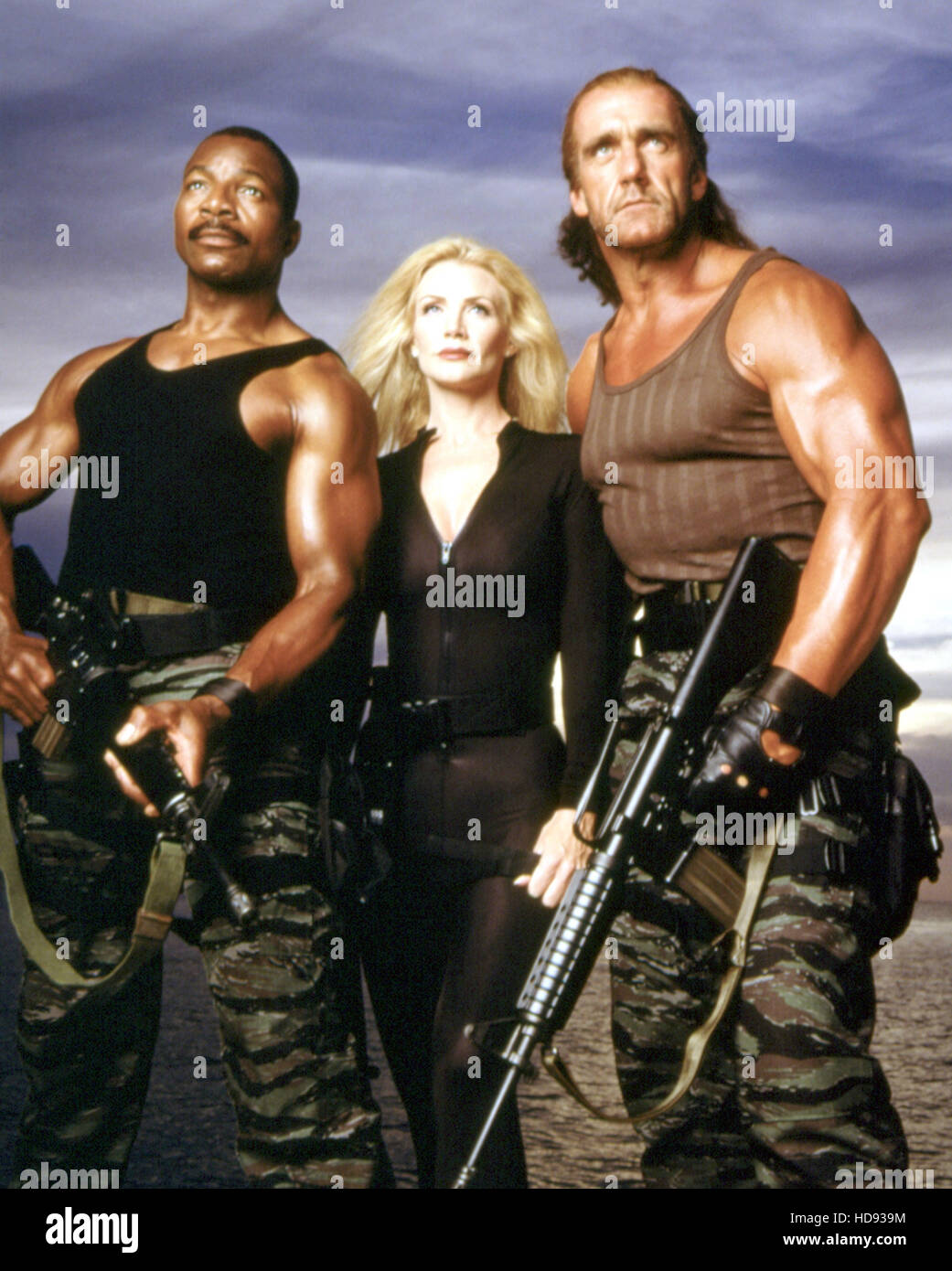 ASSAULT ON DEVIL'S ISLAND, Carl Weathers, Shannon Tweed, Hulk Hogan ...