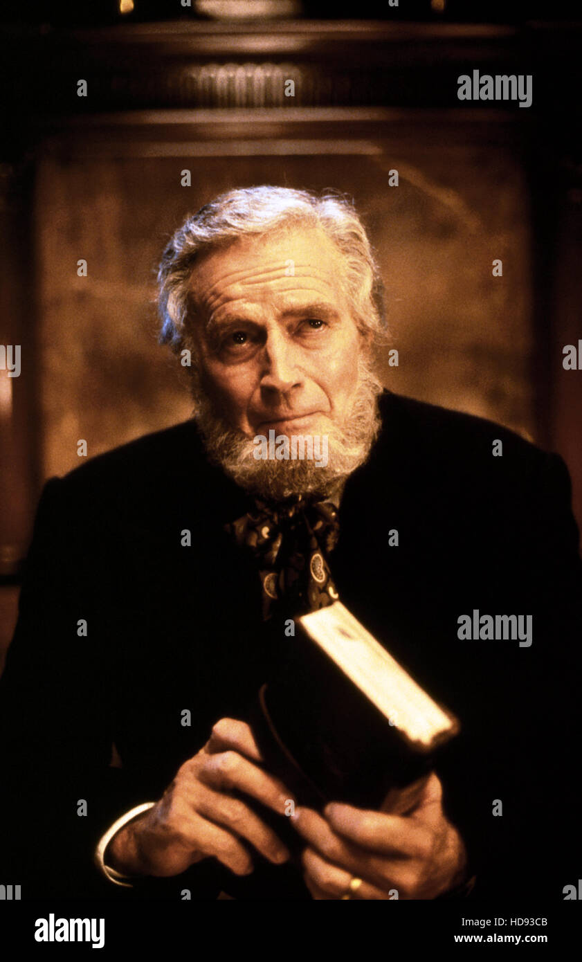 THE AVENGING ANGEL, Charlton Heston (as Brigham Young), 1995, © TNT ...