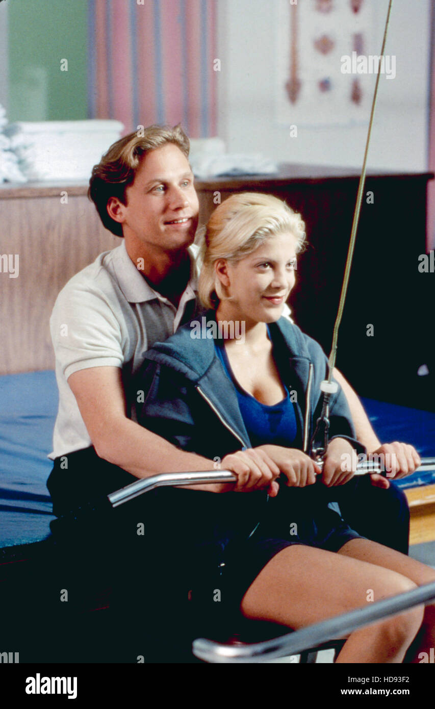 AWAKE TO DANGER, Reed Diamond, Tori Spelling, 1995. (c) NBC/ Courtesy ...
