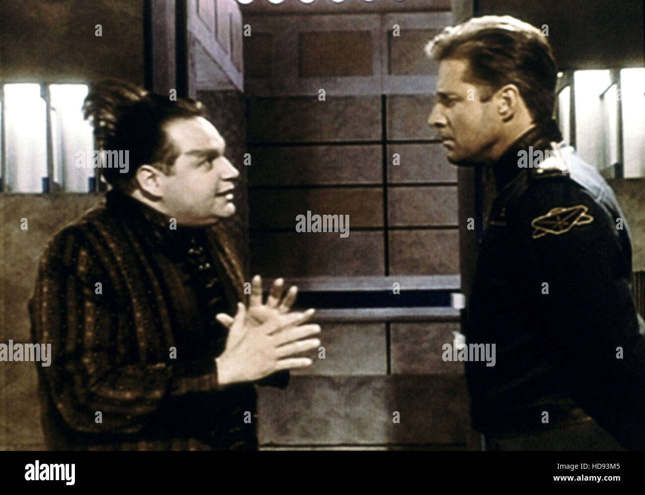 BABYLON 5, (from left): Stephen Furst, Bruce Boxleitner, 'Z'ha'dum ...