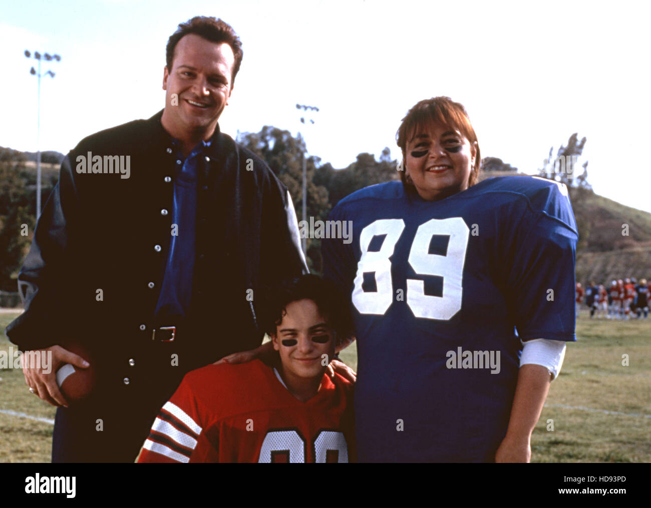 BACKFIELD IN MOTION, Tom Arnold, Johnny Galecki, Roseanne, 1991 Stock ...