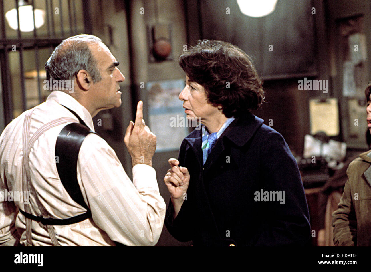 BARNEY MILLER, Abe Vigoda, Florence Stanley, 1975-82 Stock Photo - Alamy
