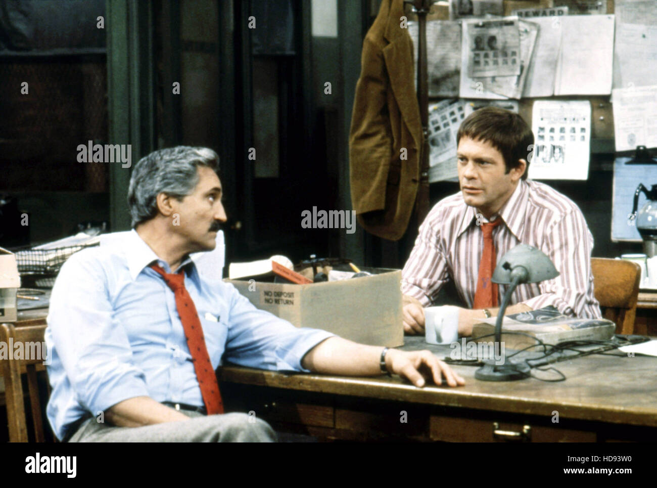 BARNEY MILLER, from left: Hal Linden, Max Gail, 1975-82 Stock Photo - Alamy