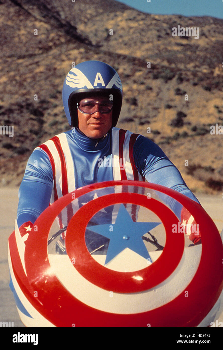 CAPTAIN AMERICA, Reb Brown, 1979 Stock Photo - Alamy