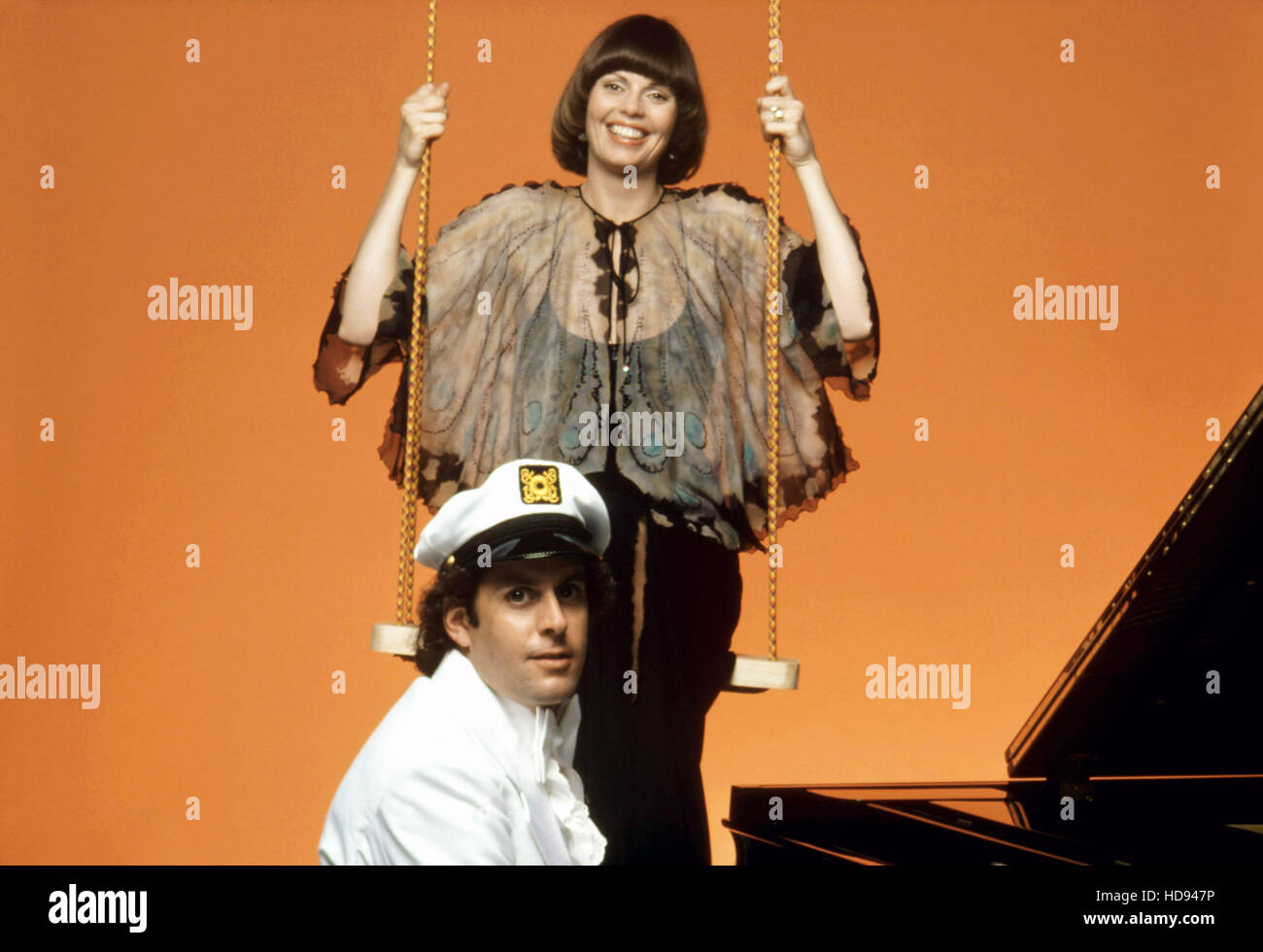 THE CAPTAIN AND TENNILLE, from top: Toni Tennille, Daryl Dragon, 1976 ...