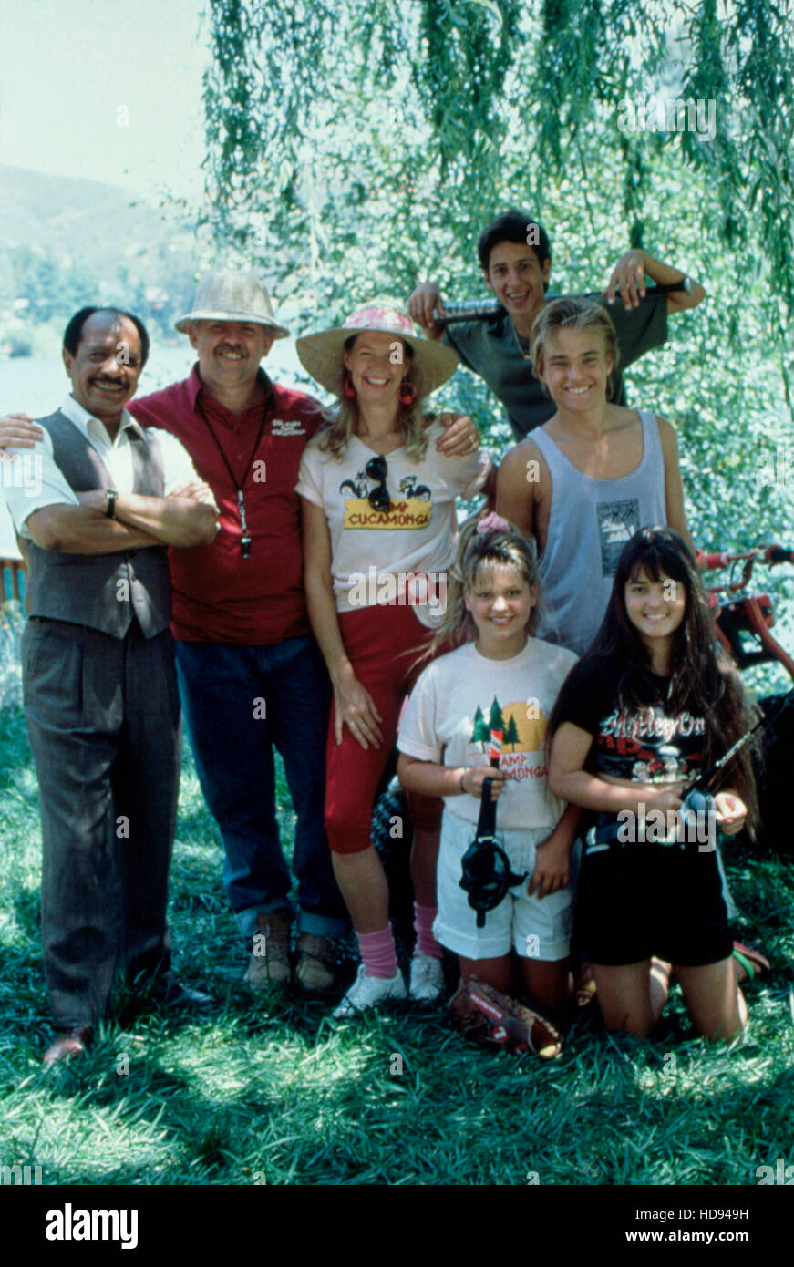 CAMP CUCAMONGA, (back): Josh Saviano, (middle): Sherman Hemsley, John ...