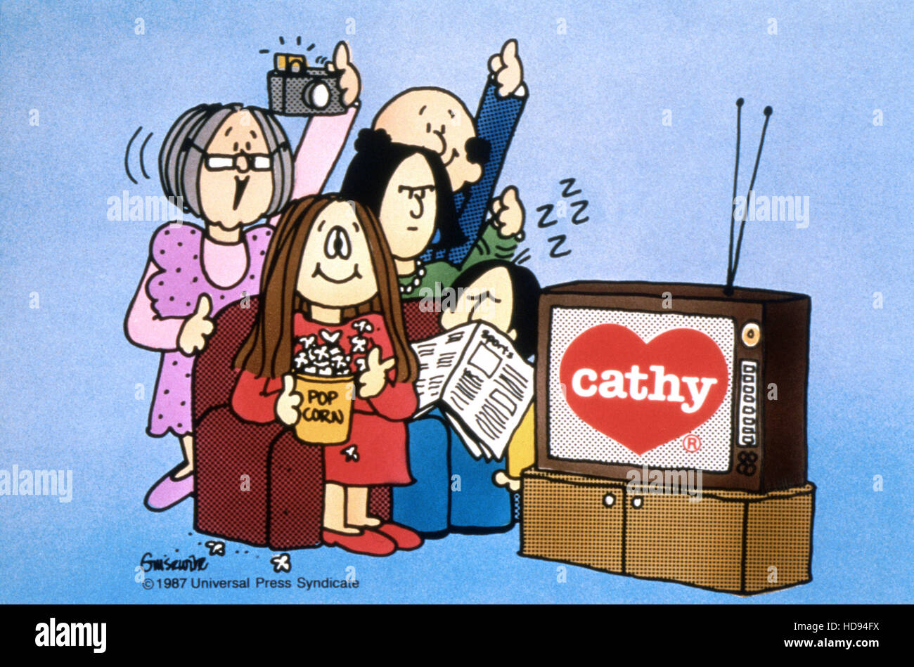 CATHY, Cathy (bottom, center), 1987. © UPI / Courtesy: Everett ...