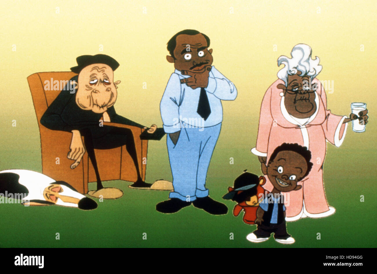 C-BEAR AND JAMAL, (from left): Grandpa Wingo, Hawthorne Wingo, C-Bear ...