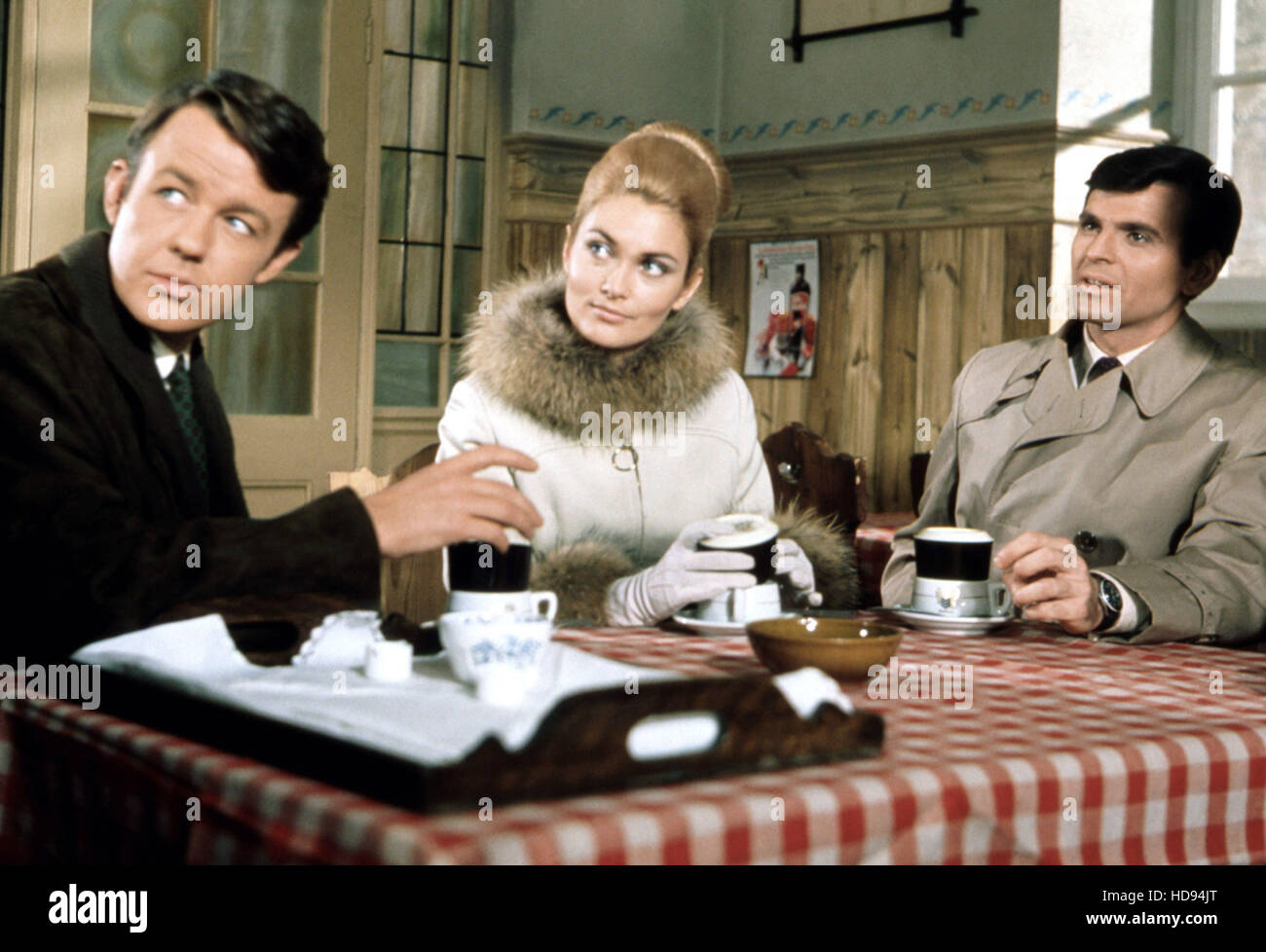 THE CHAMPIONS, (from left): William Gaunt, Alexandra Bastedo, Stuart ...