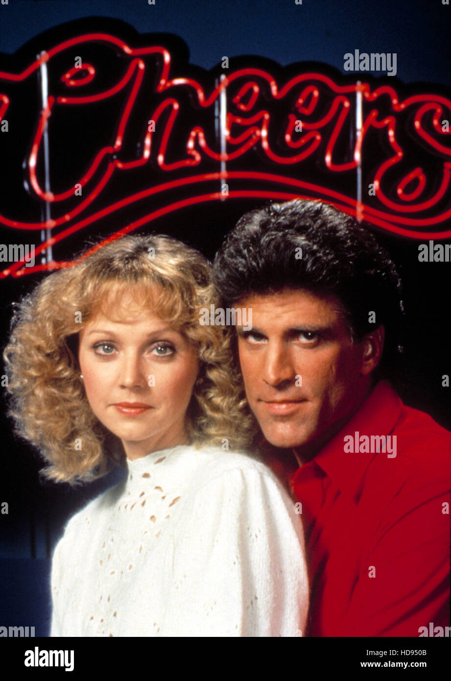 CHEERS, Shelley Long, Ted Danson, 1982-1993. Season 1 Stock Photo - Alamy
