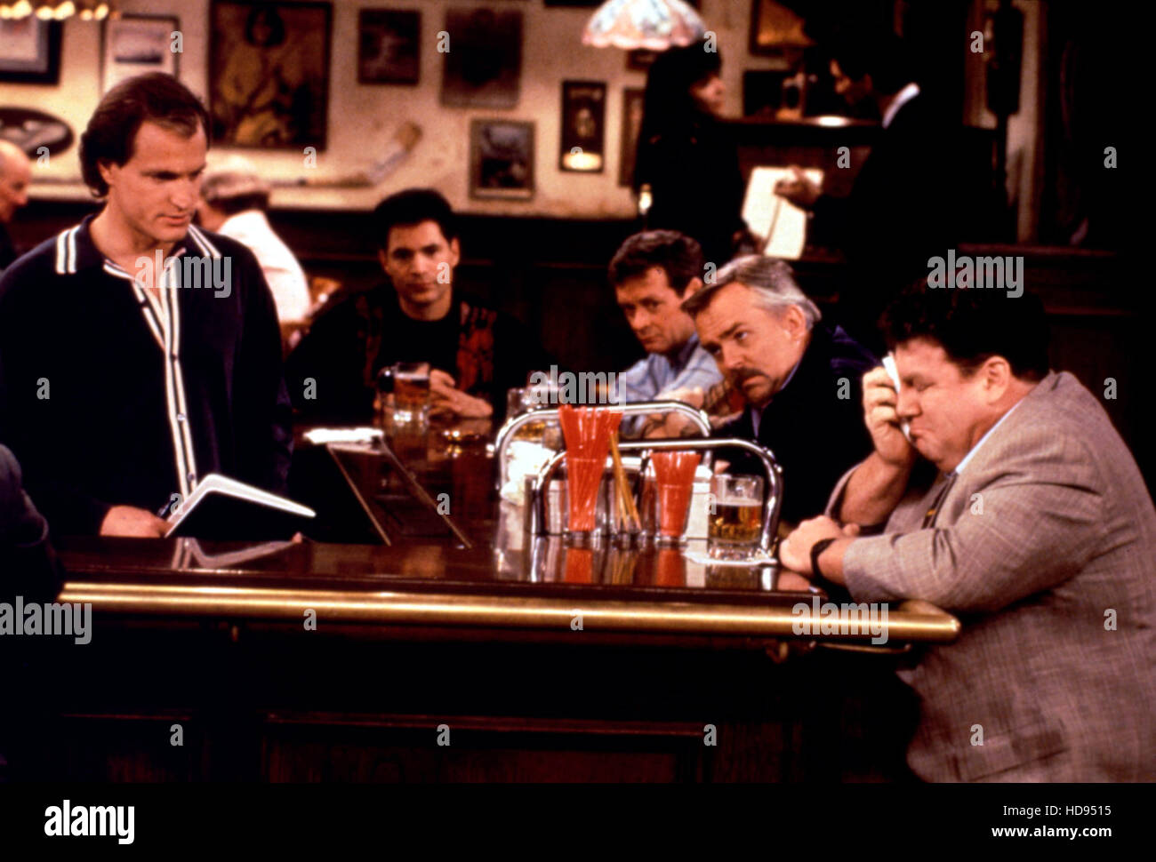 CHEERS, Woody Harrelson, John Ratzenberger, George Wendt, Series Finale ...
