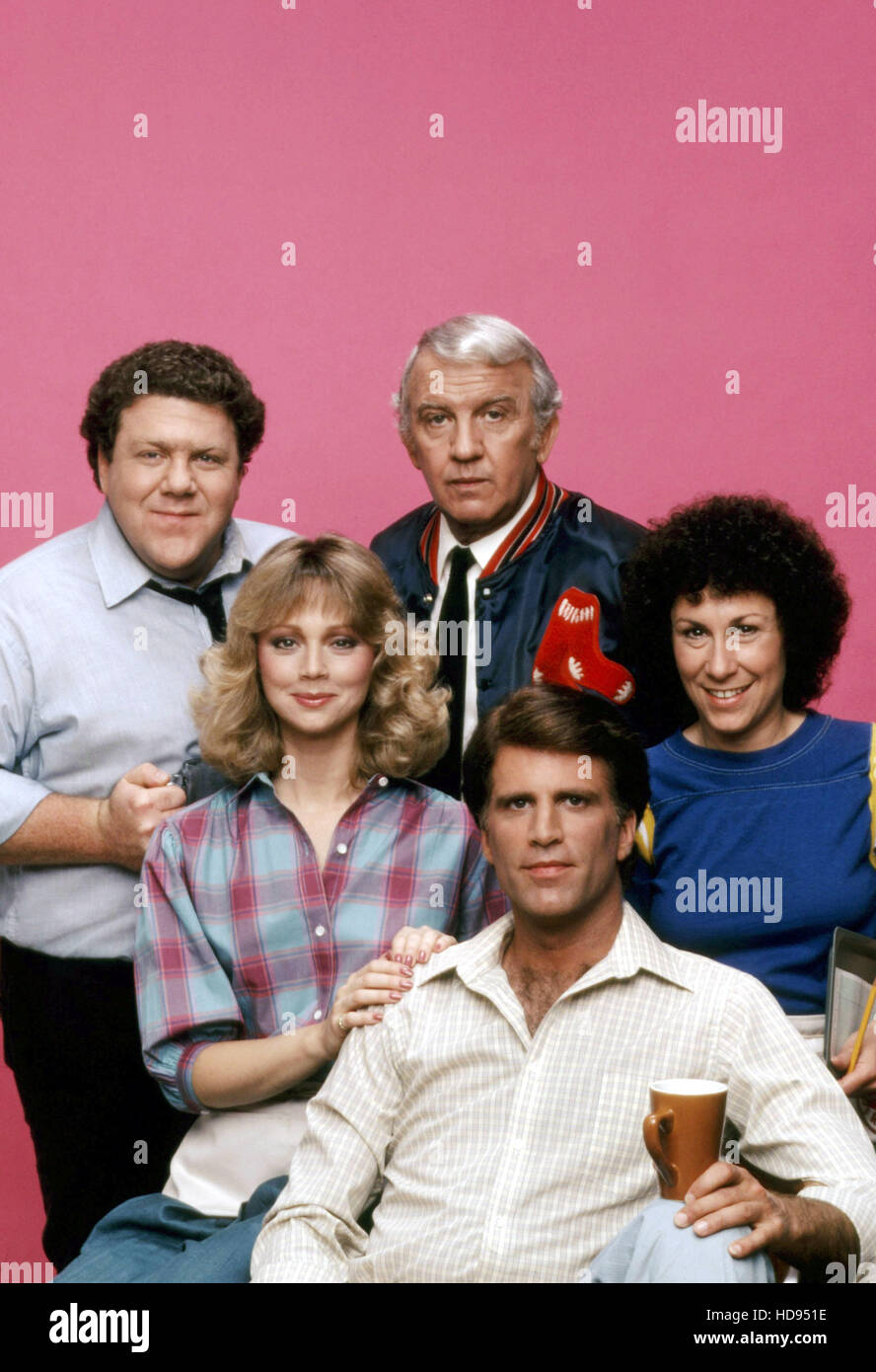 CHEERS, (clockwise from top left): George Wendt, Nicholas Colasanto ...