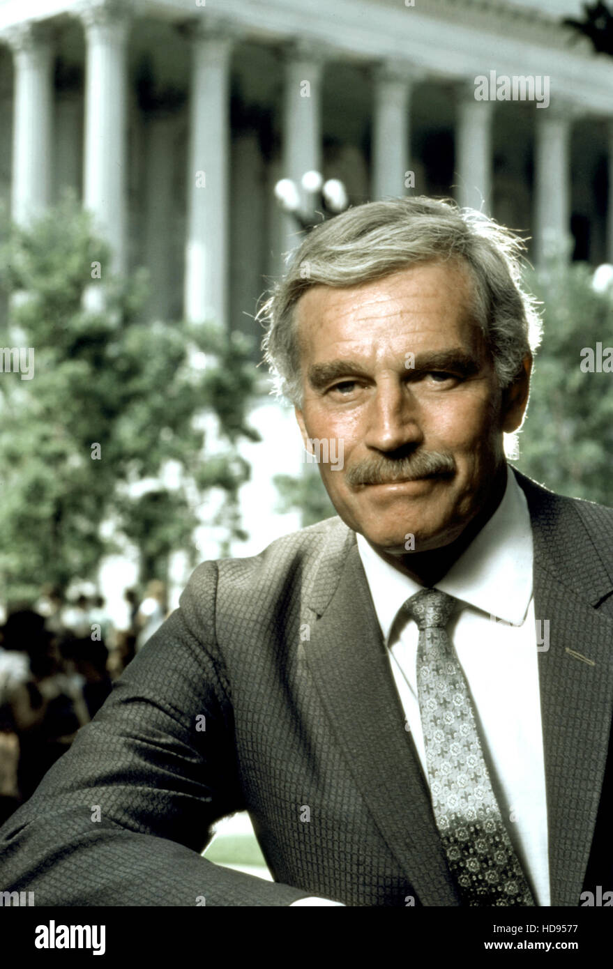 CHIEFS, Charlton Heston, 1983, photo: Robert Phillips/Everett ...