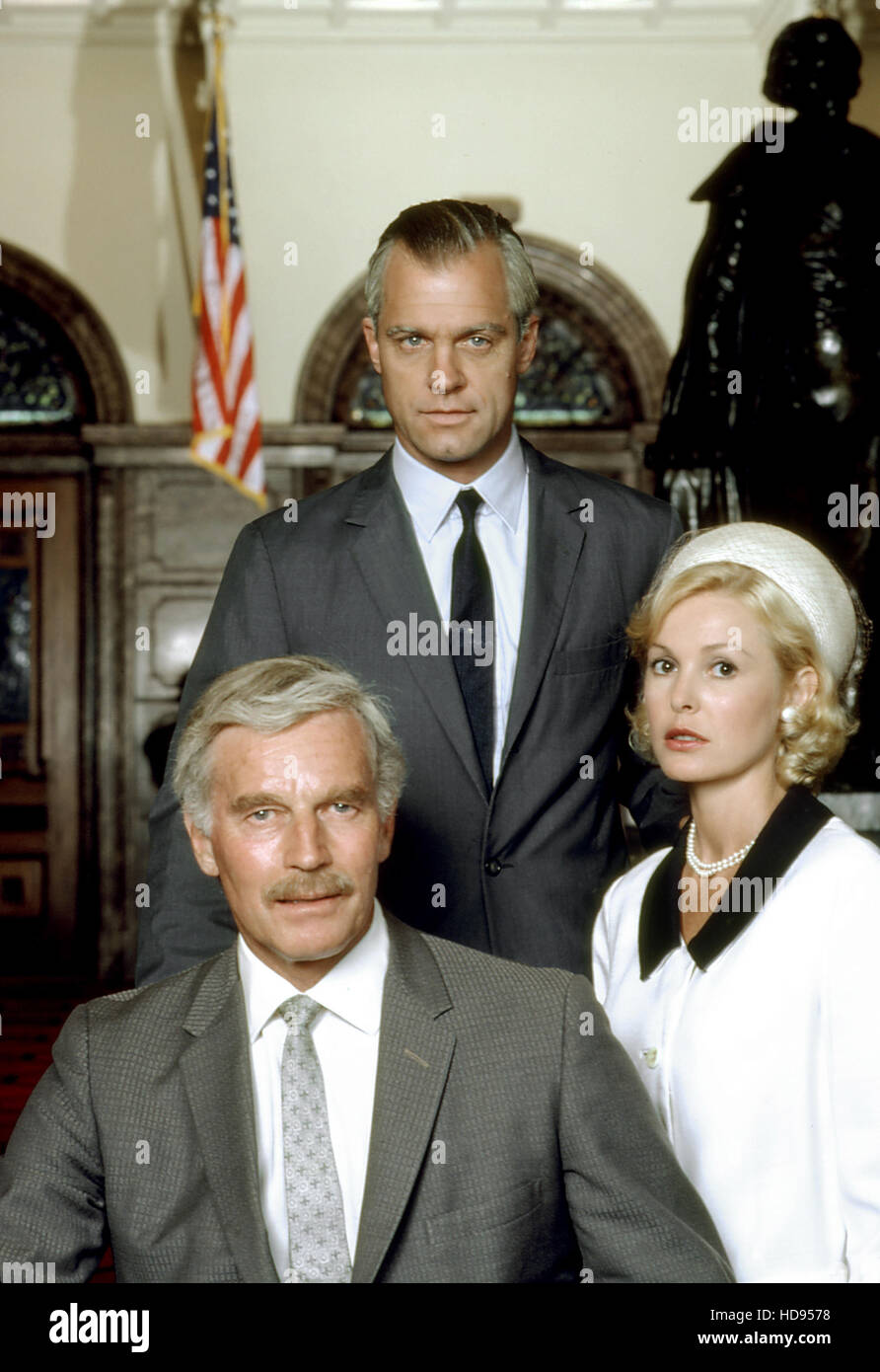 CHIEFS, Charlton Heston, Stephen Collins, Victoria Tennant, 1983, photo ...