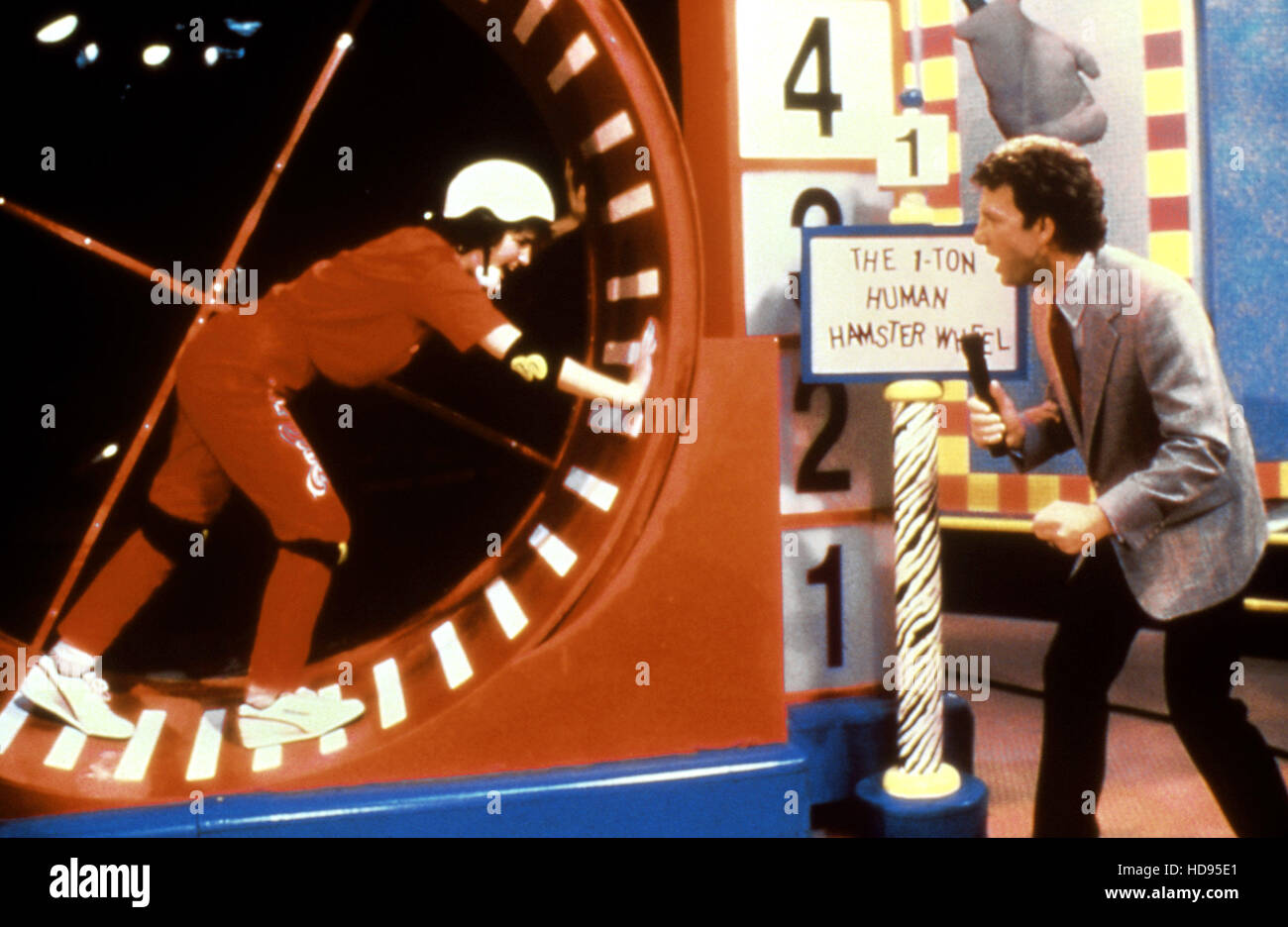 DOUBLE DARE, contestant, host Marc Summers, 1986-88, © MTV / Courtesy ...