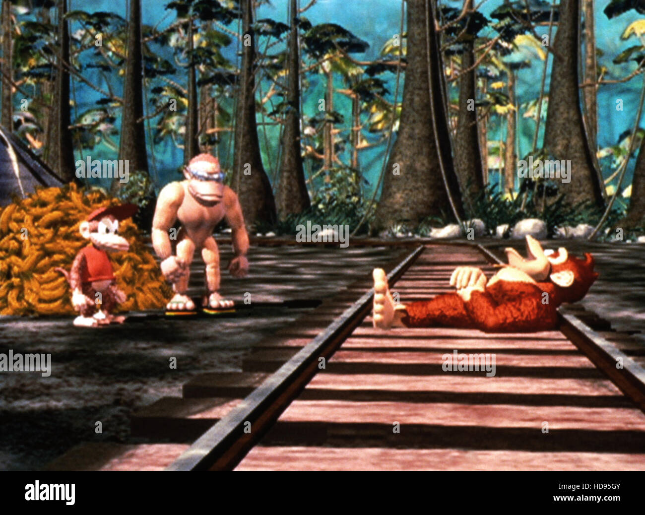 DONKEY KONG COUNTRY, from left: Diddy Kong, Donkey Kong, 1997-2000, TM & Copyright © 20th ...