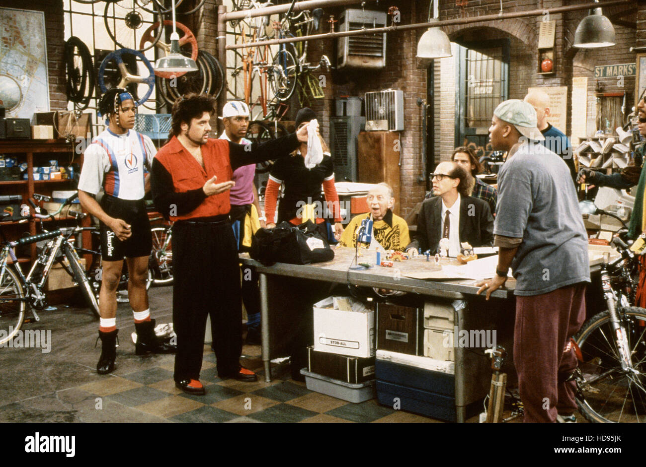 DOUBLE RUSH, Robert Pastorelli (2nd from left), Phil Leeds (center ...