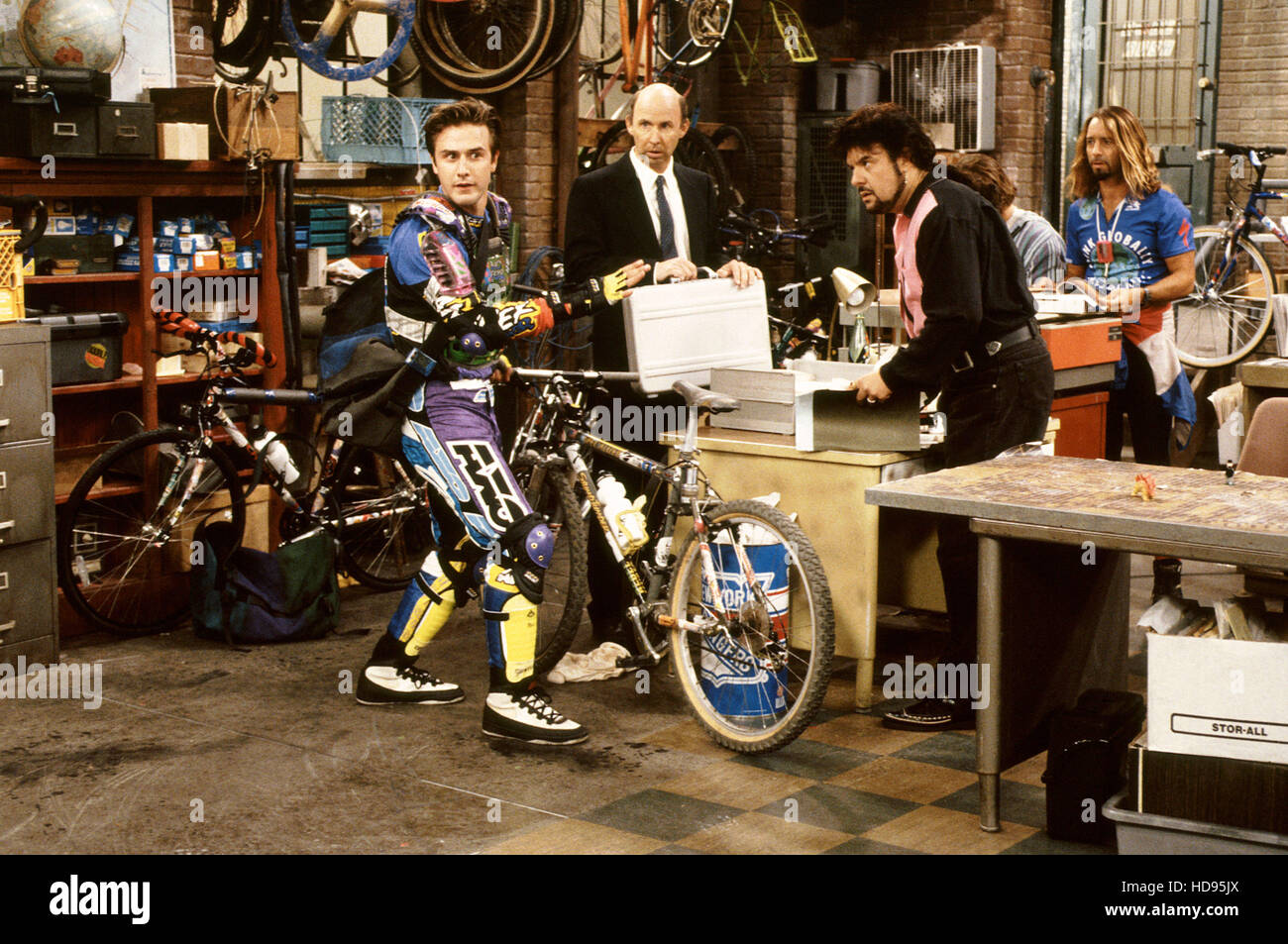 DOUBLE RUSH, (front, from left): David Arquette, Don Lake, Robert ...