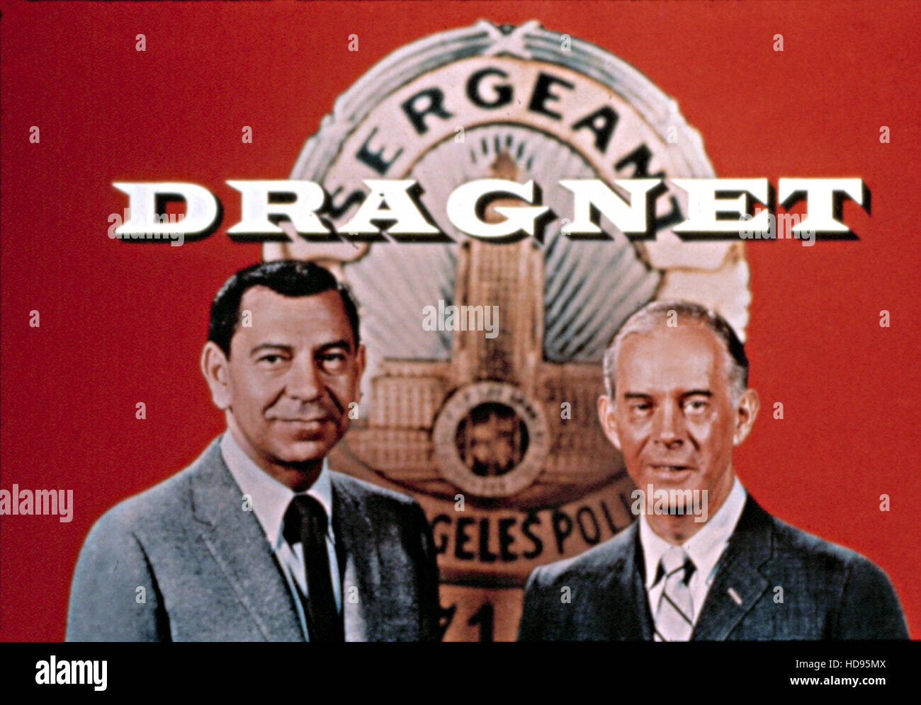 DRAGNET, Jack Webb, Harry Morgan, 1967-70 Stock Photo - Alamy