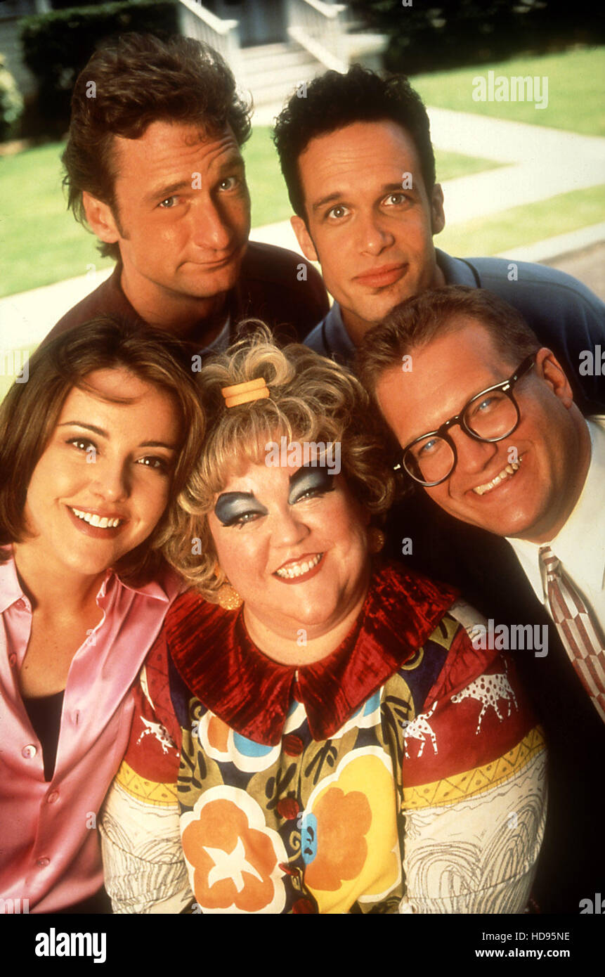 DREW CAREY SHOW, Christa Miller, Ryan Stiles, Kathy Kinney, Diedrich ...