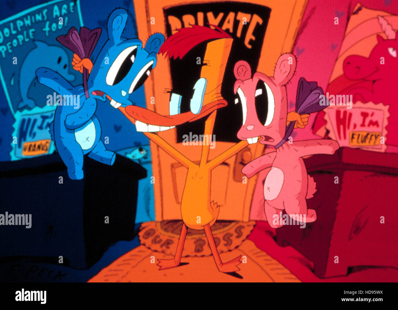 DUCKMAN, Uranus, Duckman, Fluffy, 1994-97, (c)Paramount Television ...