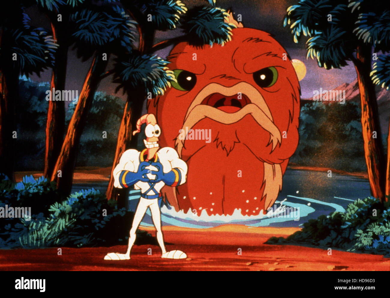 EARTHWORM JIM, Earthworm Jim (front), 'Trout', (Season 1, aired Nov. 4 ...