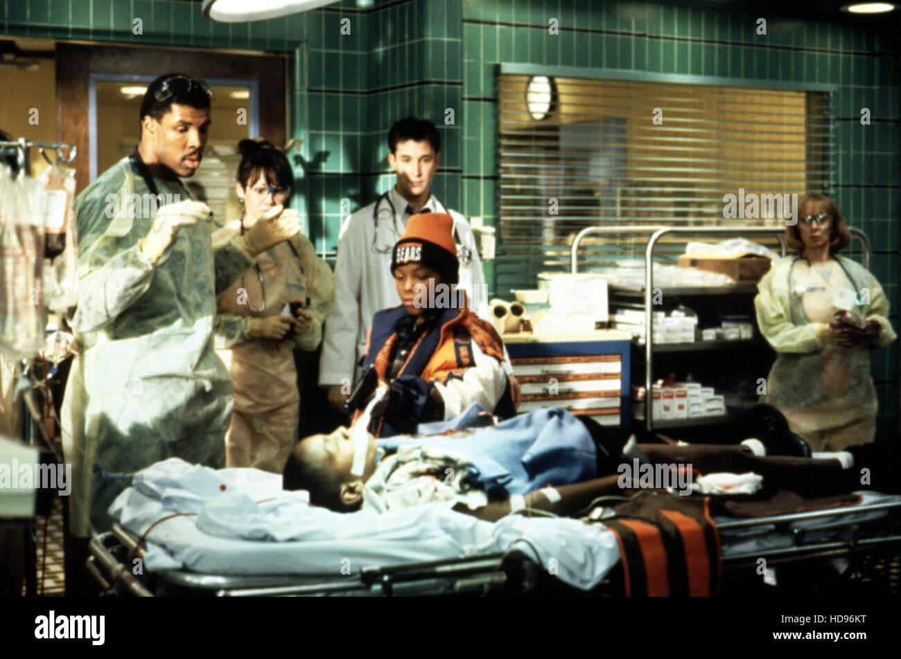 E.R., Eriq LaSalle (left), Noah Wyle (center, back), 'Welcome Back ...