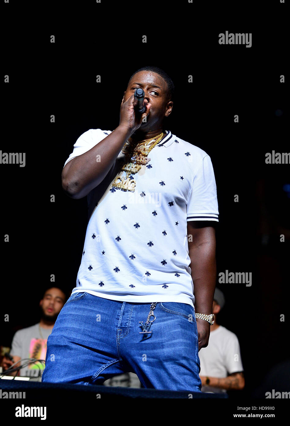 Blac Youngsta performing on stage during the Kings Of The Streets Tour ...