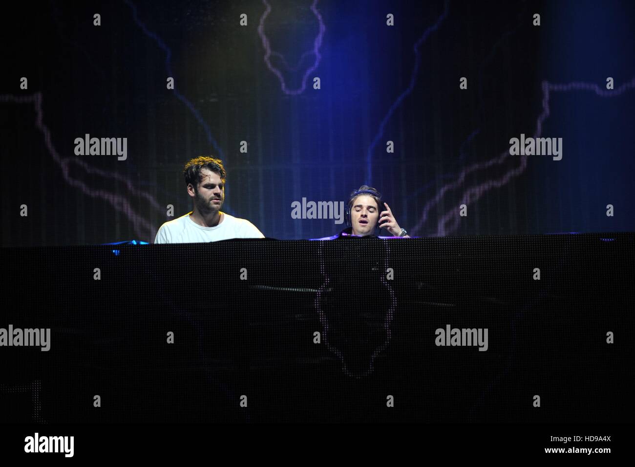 The Chainsmokers perform on the Grandview stage during the 2016 KAABOO ...