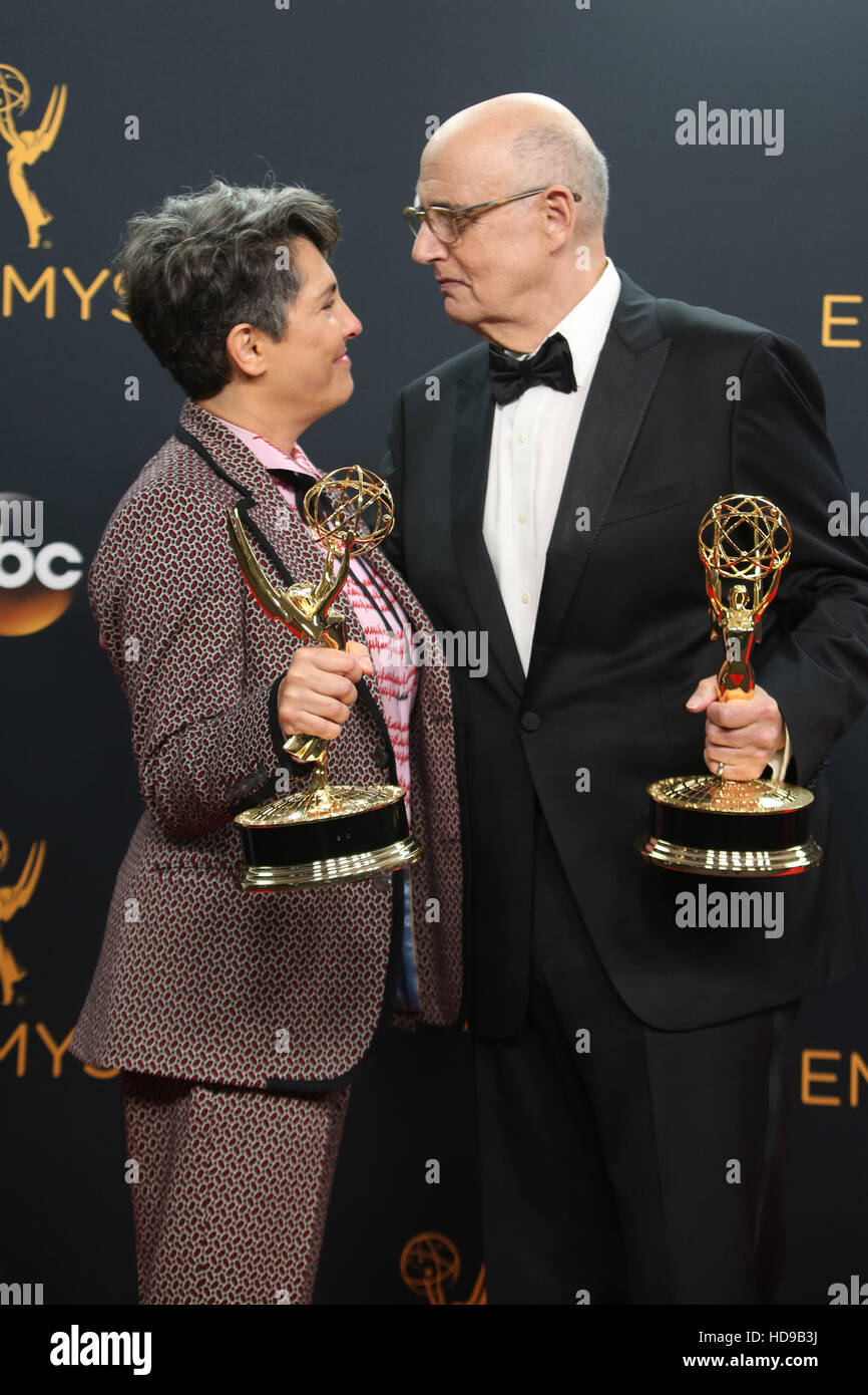 68th Emmy Awards held at the Microsoft Theater - Press Room Featuring ...