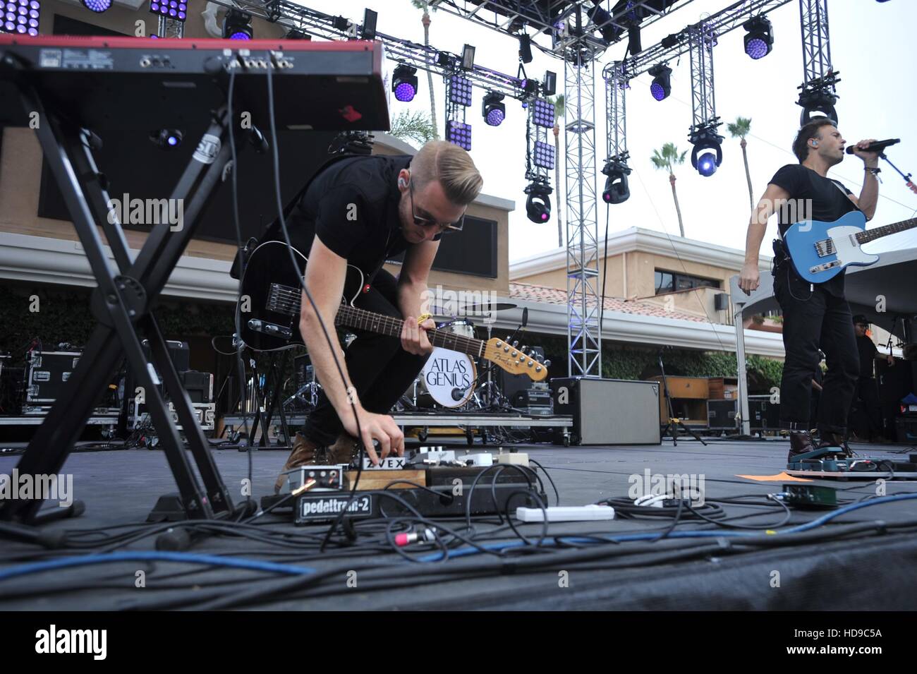 Atlas Genius perform on the Trestles stage during the 2016 KAABOO Del ...