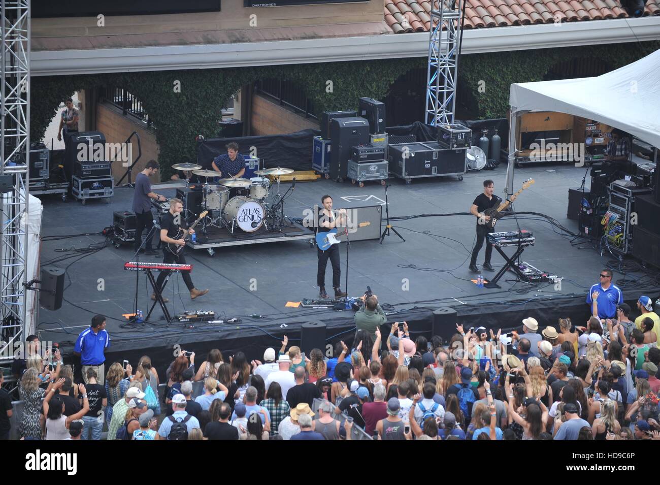 Atlas Genius perform on the Trestles stage during the 2016 KAABOO Del ...