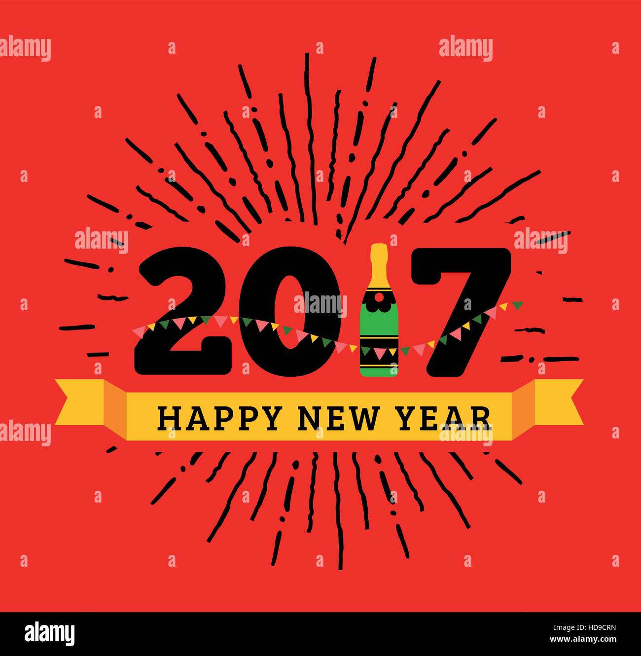 New years eve champagne party Stock Vector Images - Alamy