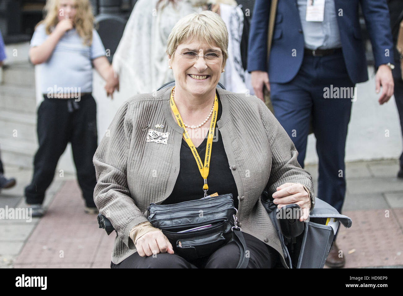 Sal Brinton, President of the Liberal Democrats, attending the party's ...