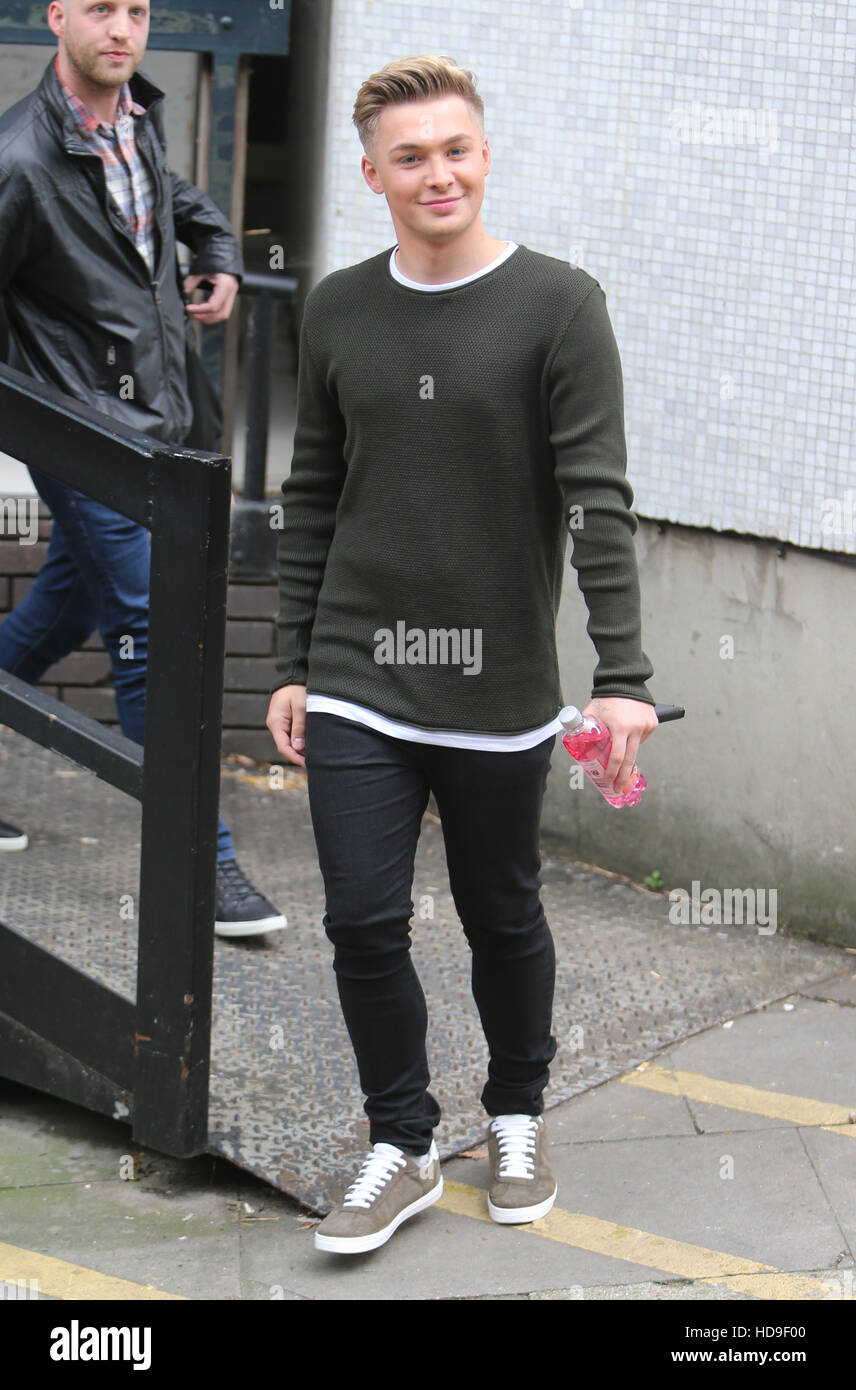 Nathan Thursfeild outside ITV Studios Featuring: Nathan Thursfeild ...