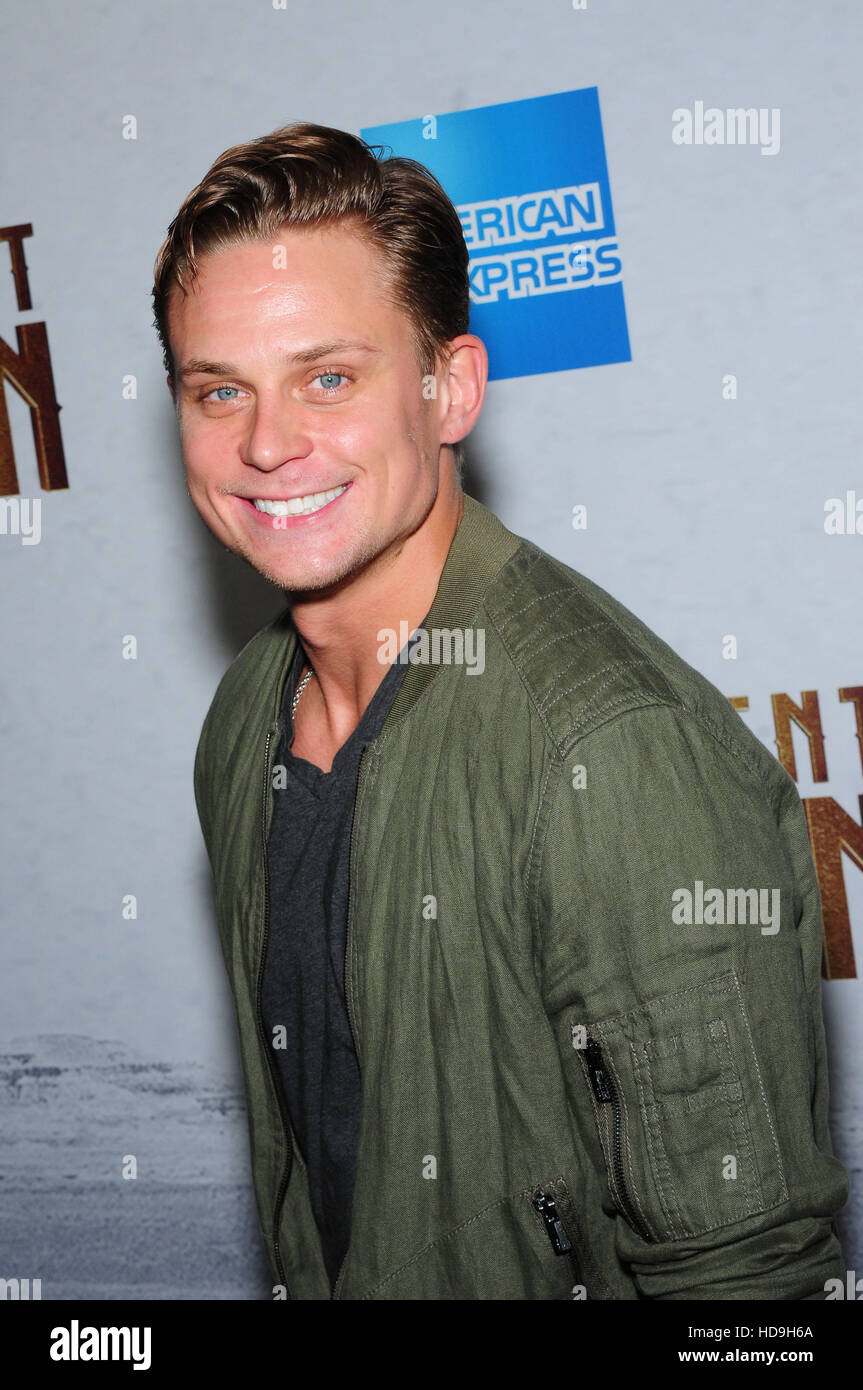 Billy Magnussen attending the New York premiere of 'The Magnificent ...