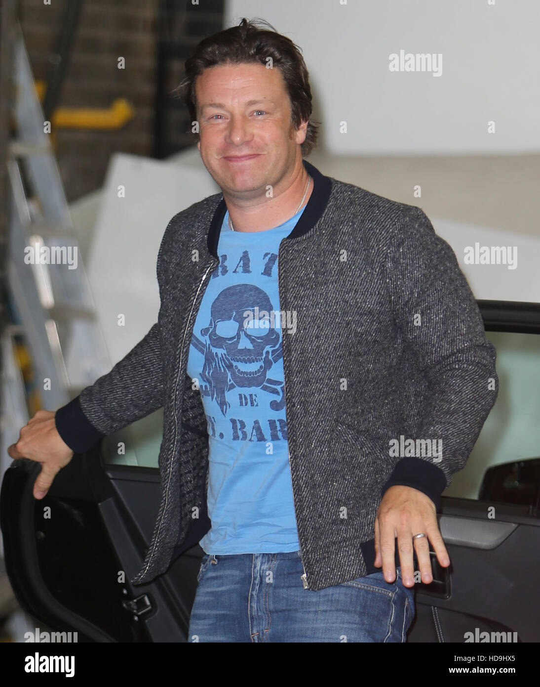 Jamie Oliver outside ITV Studios Featuring: Jamie Oliver Where: London ...
