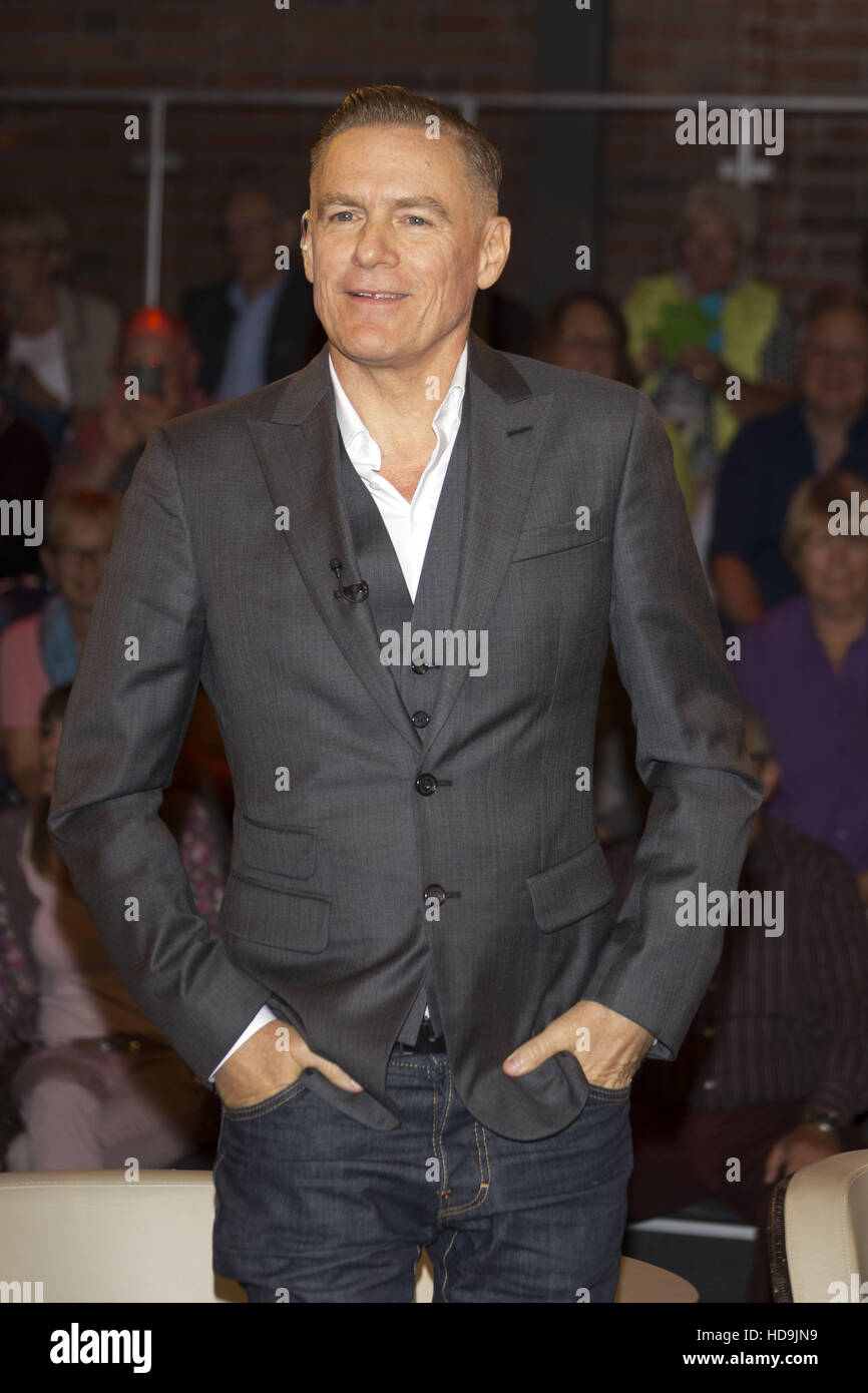 Bryan Adams at the German ZDF TV Talkshow Markus Lanz at Fernsehmacher ...