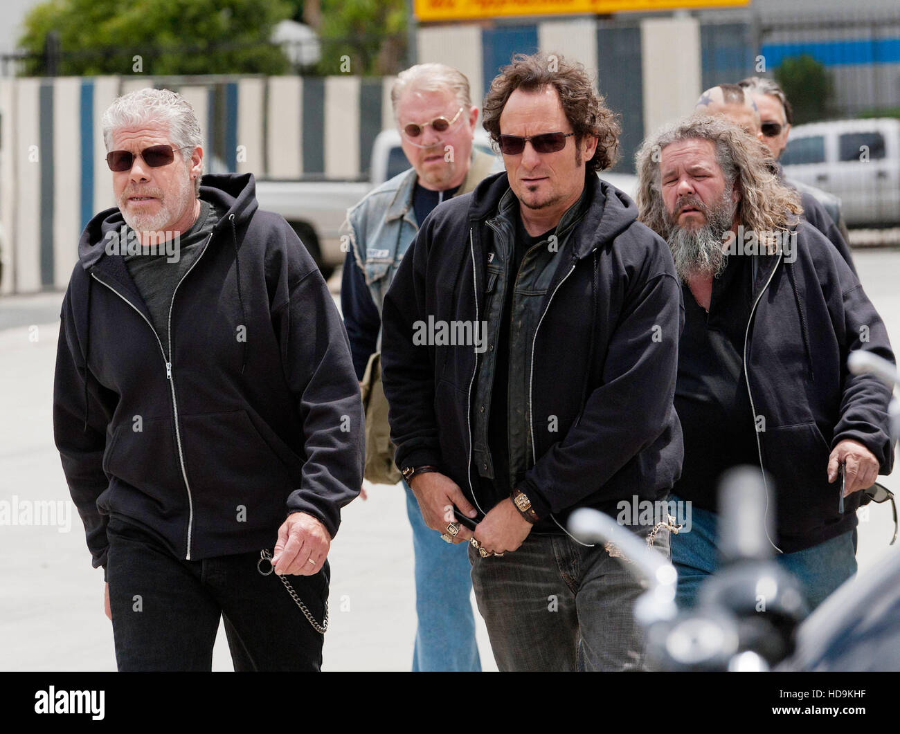 SONS OF ANARCHY, (front row, from left): Ron Perlman, Kim Coates ...