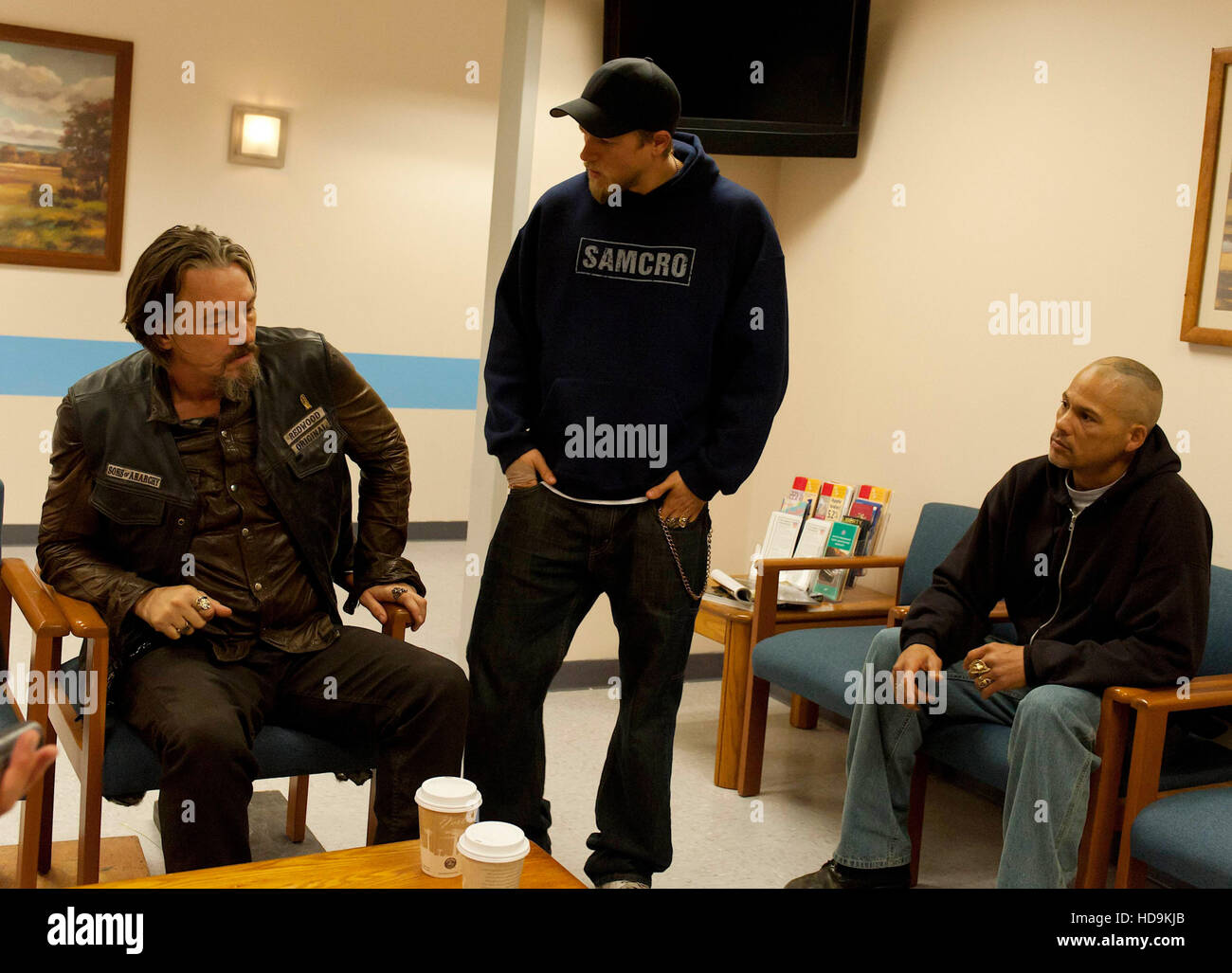 SONS OF ANARCHY, l-r: Tommy Flanagan, Charlie Hunnam, David Labrava in ...